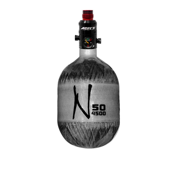 Ninja Carbon Fiber HPA Tank - 50/4500 LITE - ACE SHP Reg - Grey ...