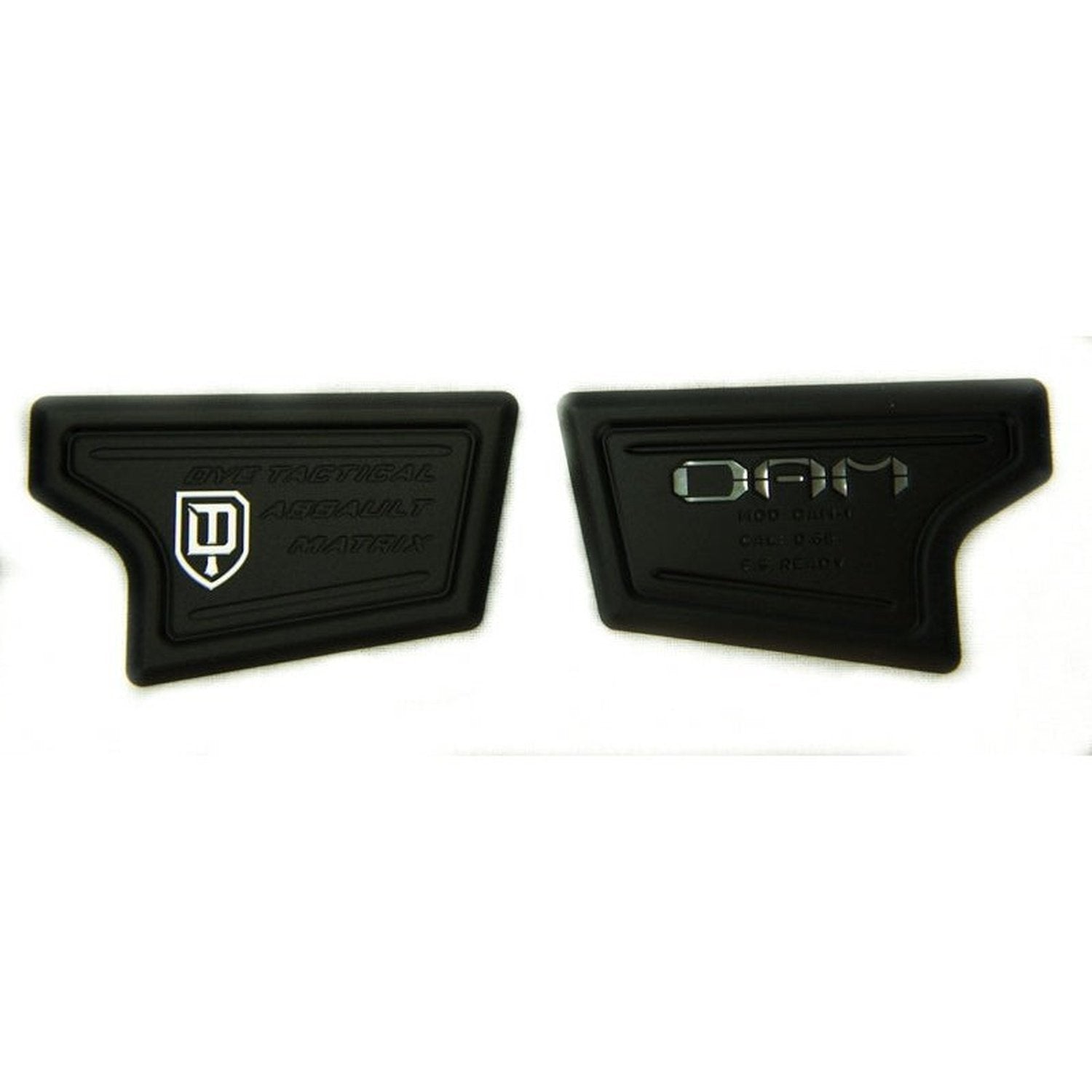 Dye DAM Mag Well Logos - Black - Fearless Paintball