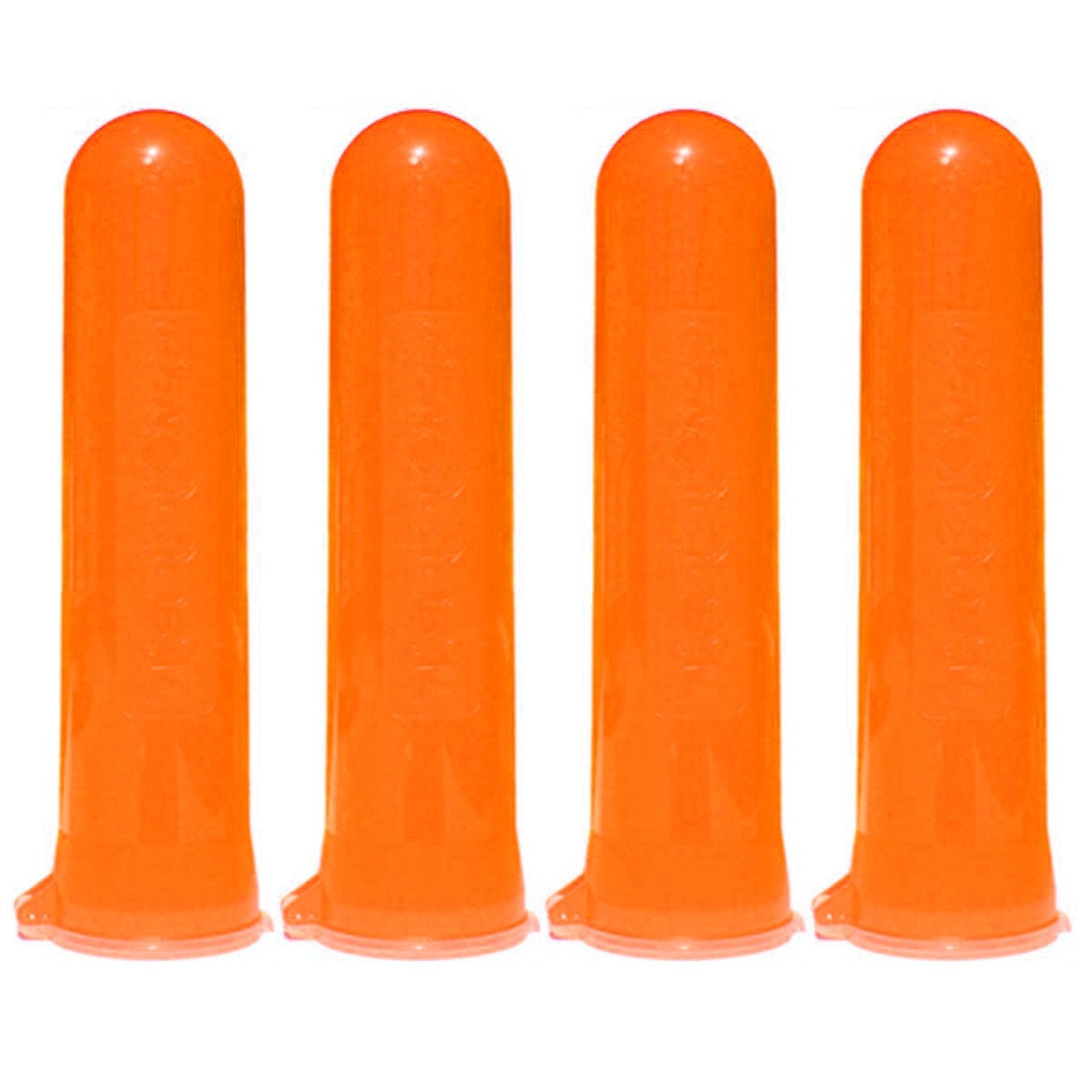 GXG Paintball 140 Round Pod - Hot Orange - 4 Pack - Fearless Paintball