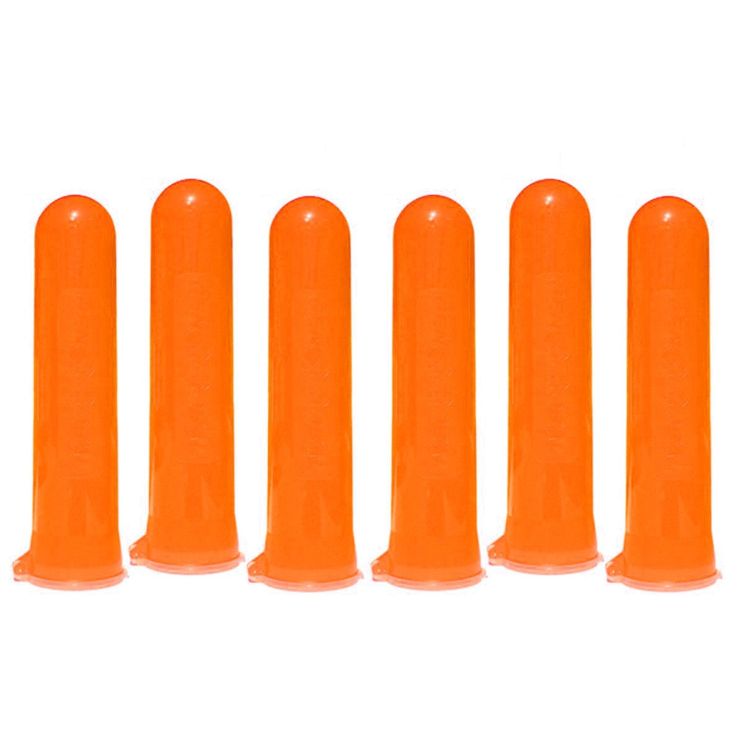 GXG Paintball 140 Round Pod - Hot Orange - 6 Pack - Fearless Paintball