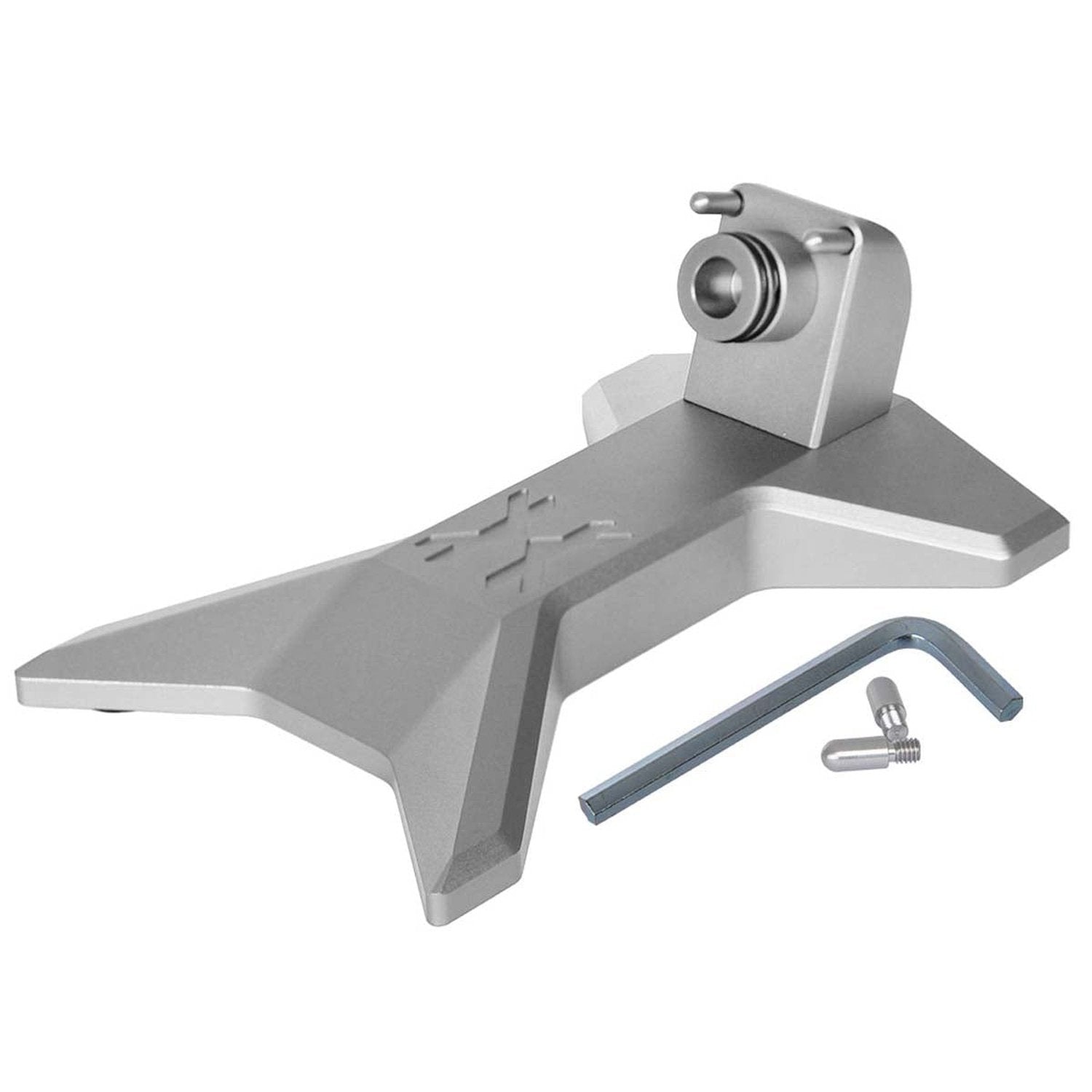 HK Army Paintball Gun Stand / Marker Display - Silver - Fearless Paintball