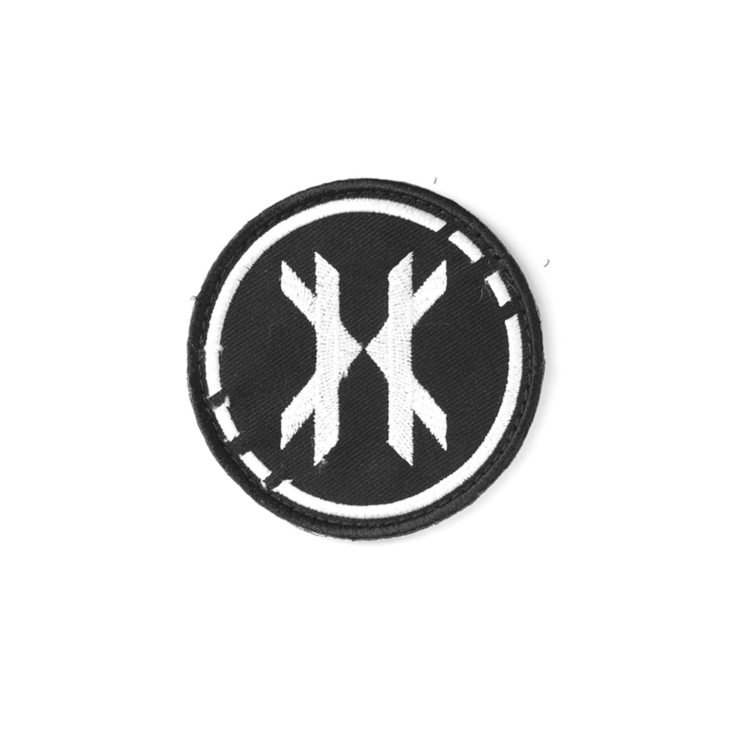 HK Army Rubber Velcro Patches - Circle Icon - Fearless Paintball