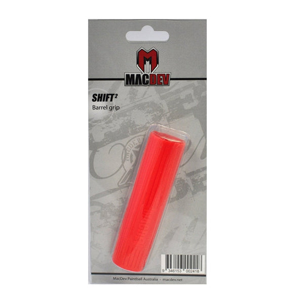 MacDev Shift 2 Barrel Grip - Red - Fearless Paintball