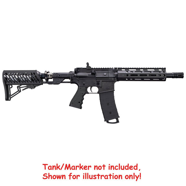 Tippmann TMC Air-Thru Adjustable Stock - Black - Fearless Paintball
